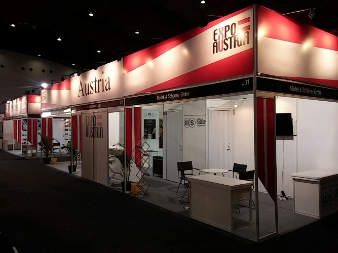 Octanorm System - Austria Pavillion | Portfolio | MK EXHIBITION